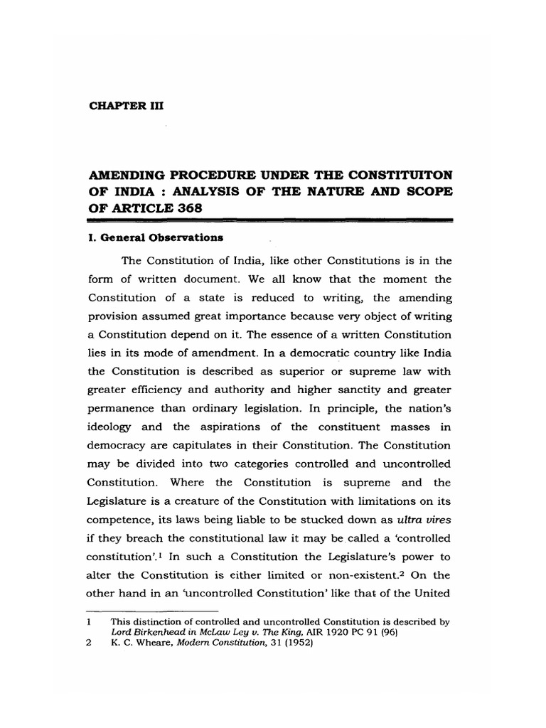 09 Chapter 3 Pdf Pdf Constitutional Amendment United States