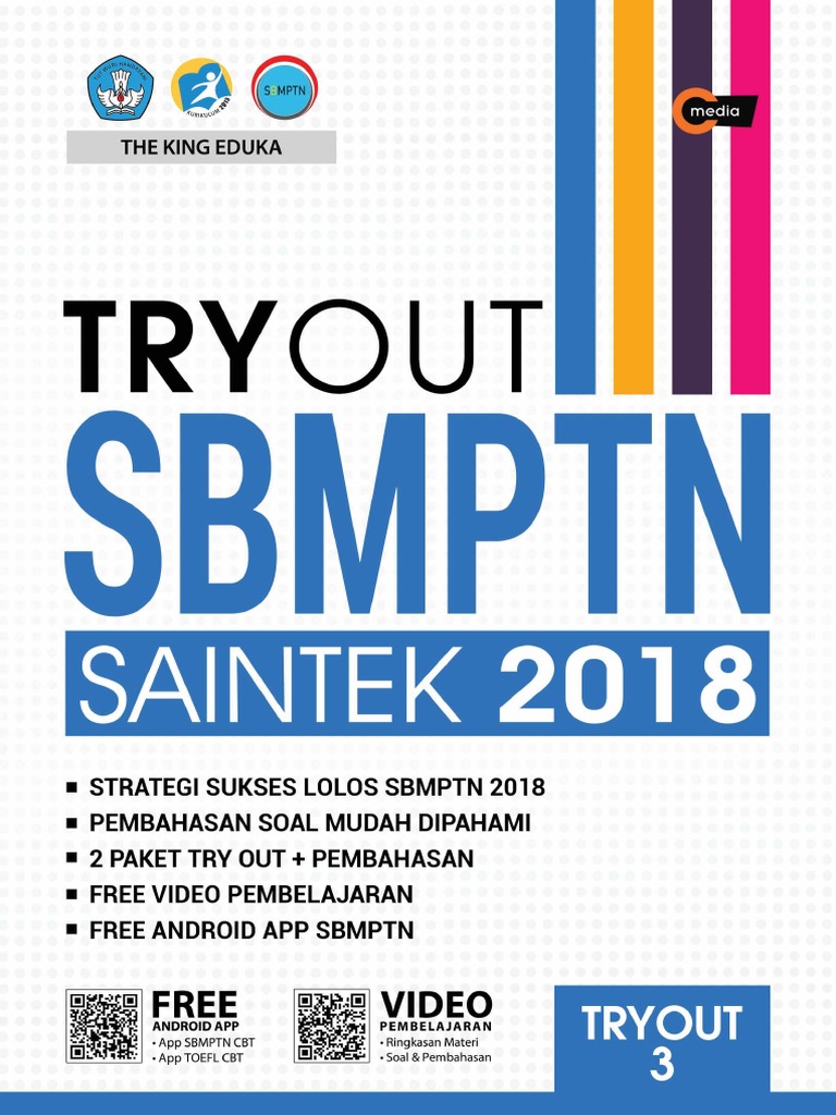 Tryout SBMPTN SAINTEK 2018 - The King Eduka PDF | PDF