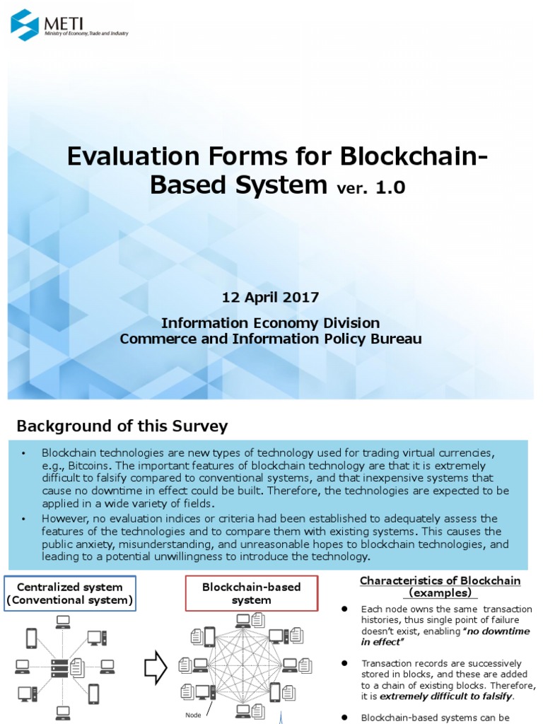 Evaluation Forms For Blockchain | PDF | System | Evaluation