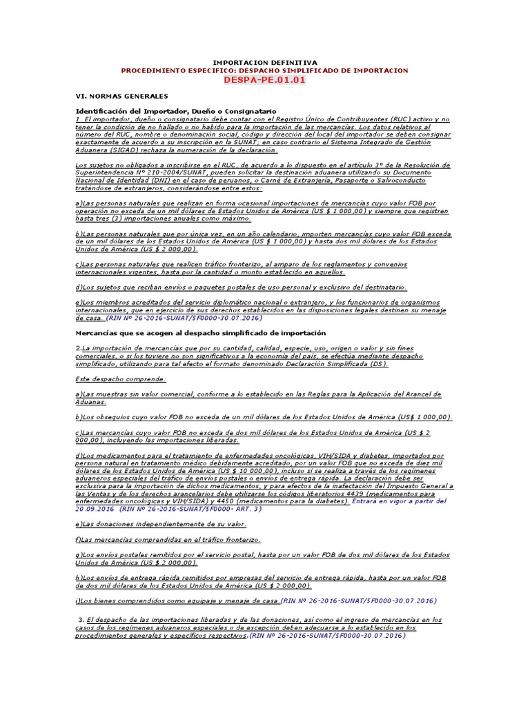Importacion Definitiva | PDF | aduana | Póliza de seguros