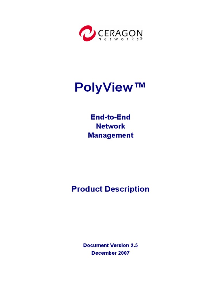 PolyView Ceragon | PDF | Application Programming Interface | Computer Network
