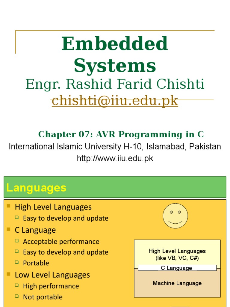 AVR Programming in C | Download Free PDF | Office Equipment | Electronics