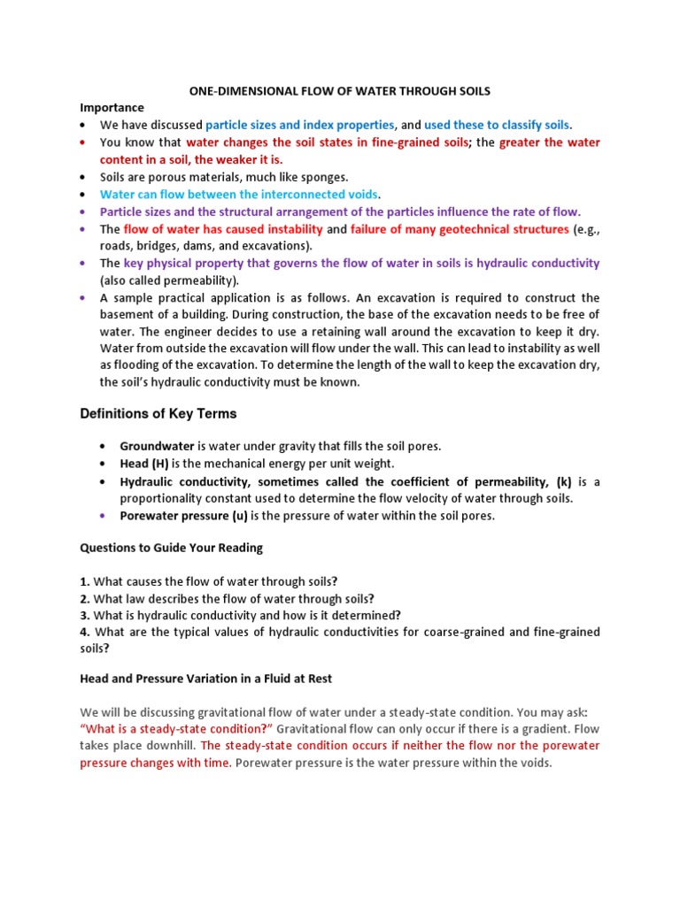Flow of Water Through Soils | PDF | Porosity | Fluid Mechanics