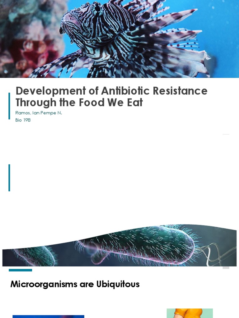 Development of Antibiotic Resistance Through The Food We Eat | PDF ...