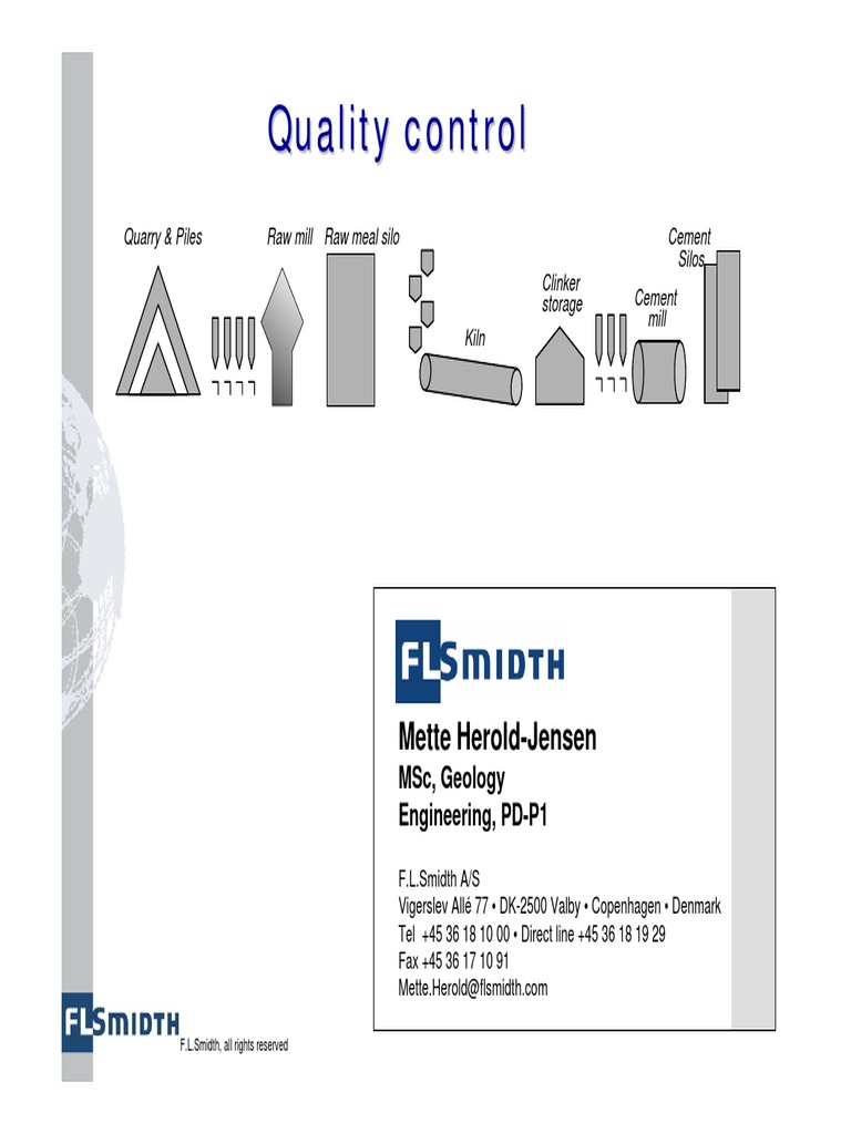 Quality Control Fls 2007 | PDF | Cement | Building Materials