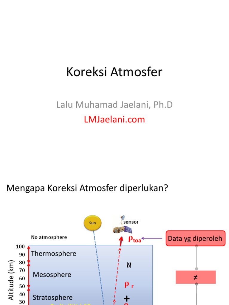 Koreksi Atmosfer - Atmospheric Correctio | PDF | Atmosphere Of Earth ...