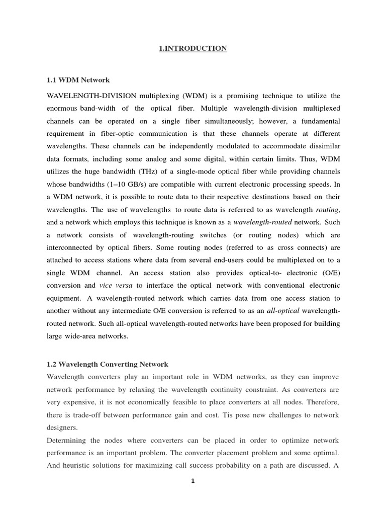 Wavelength Convertible Network | PDF | Wavelength Division Multiplexing | Routing