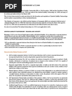 LLP Deed Draft Format | PDF | Limited Liability Partnership | Law