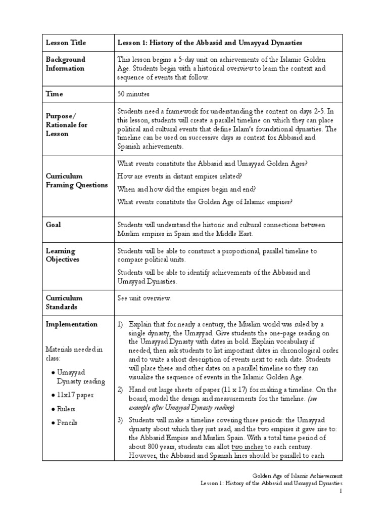 Islamic Dynasties: A Student Guide | PDF | Husayn Ibn Ali | Caliphate