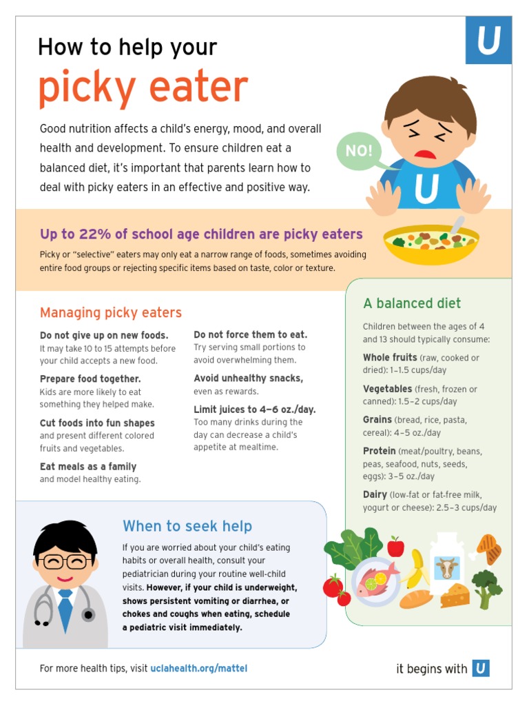 Tips for Managing Picky Eaters | PDF | Healthy Diet | Foods