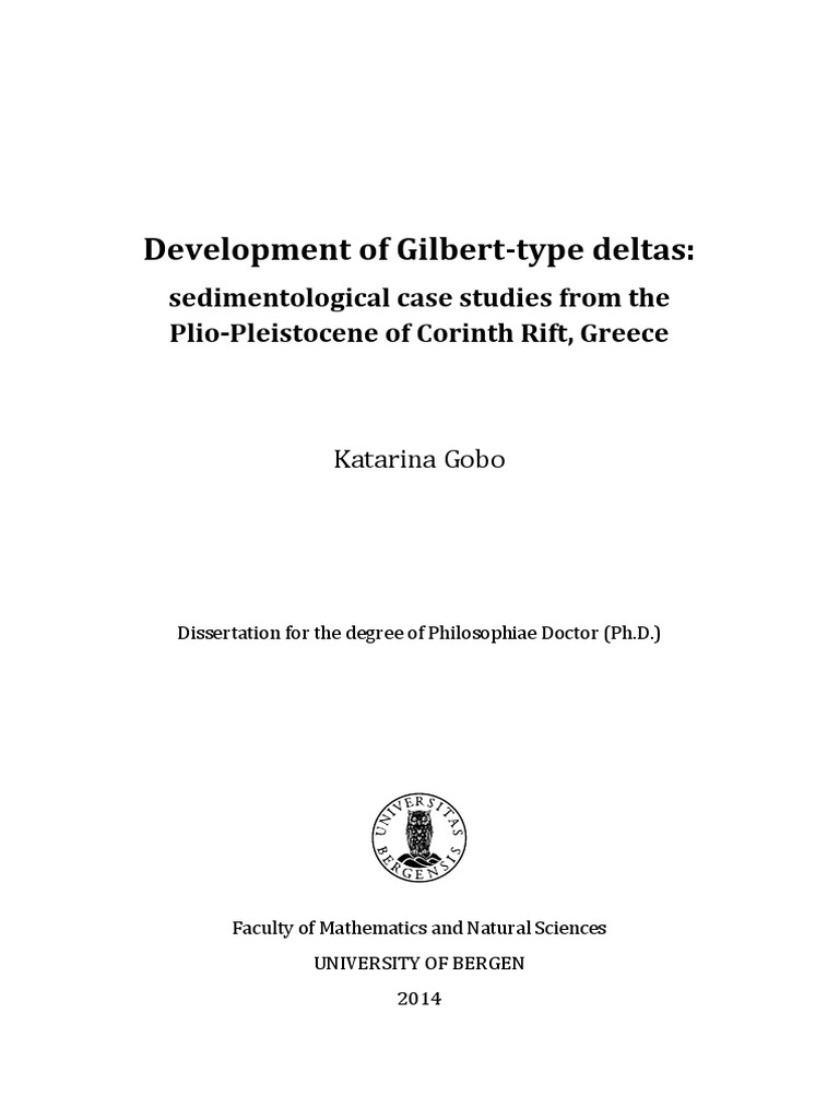Develpment of Gilbert Type Deltas | PDF | River Delta | Sediment
