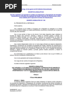 Decreto Supremo 03-2020 Reglamento de La Ley 30714 | PDF