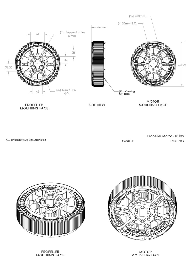 Joby 10 kW Brushless Motor Design | PDF