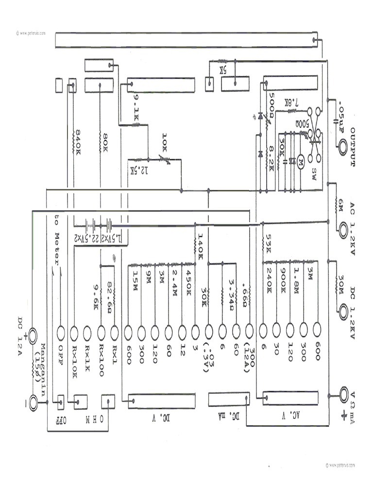 Esquema Multimetro | PDF