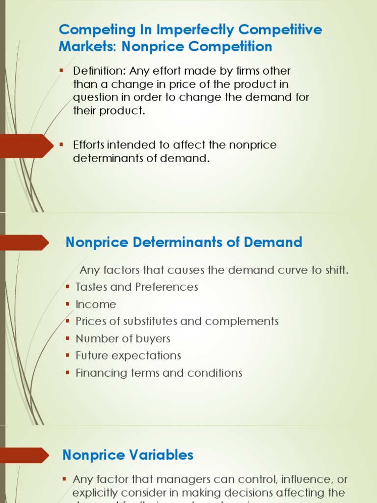 Nonprice Competition in Market Structures | PDF | Oligopoly | Monopoly