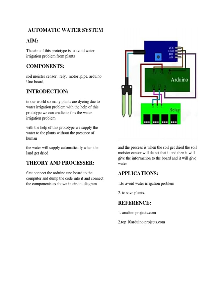 Automatic Water System | PDF