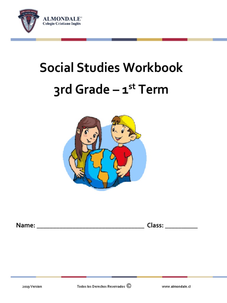 Social Studies Workbook 3rd Grade - 1 Term: Name: - Class | PDF ...