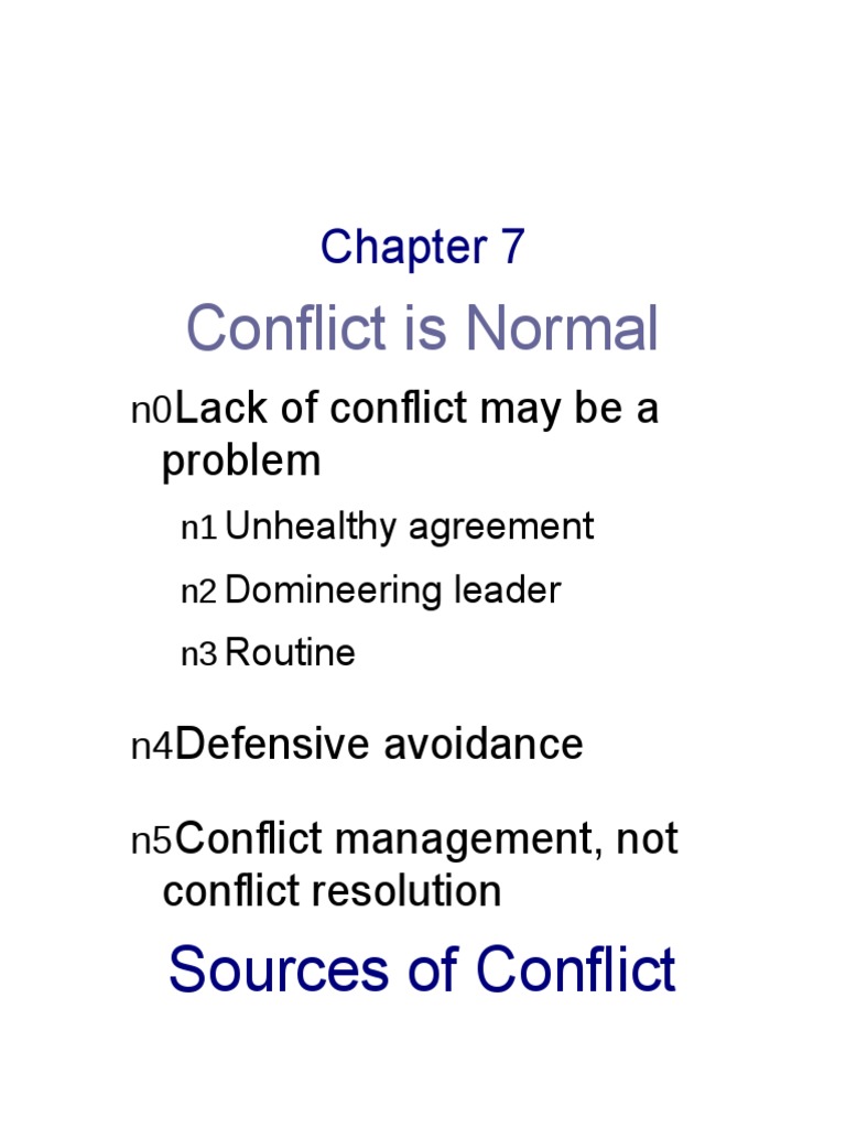 Chapter07 Levi Conflict | PDF | Mediation | Conflict Resolution