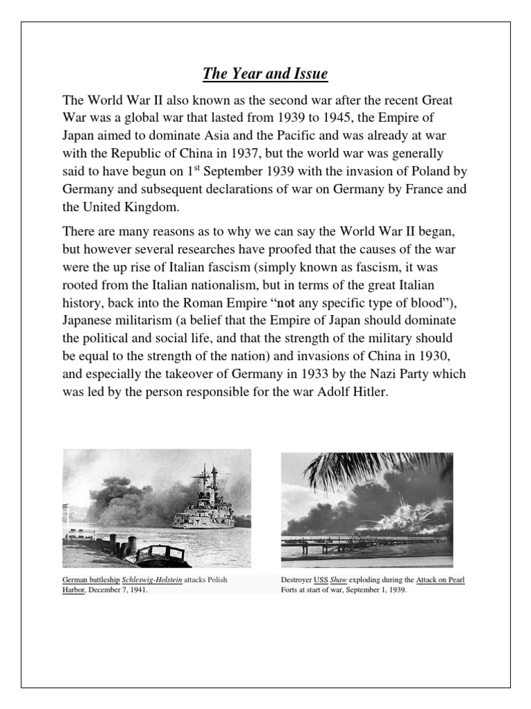 History | PDF | World War II | Empire Of Japan