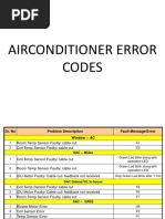 Hitachi AC Error Code Guide | PDF | Power Supply | Printed Circuit Board