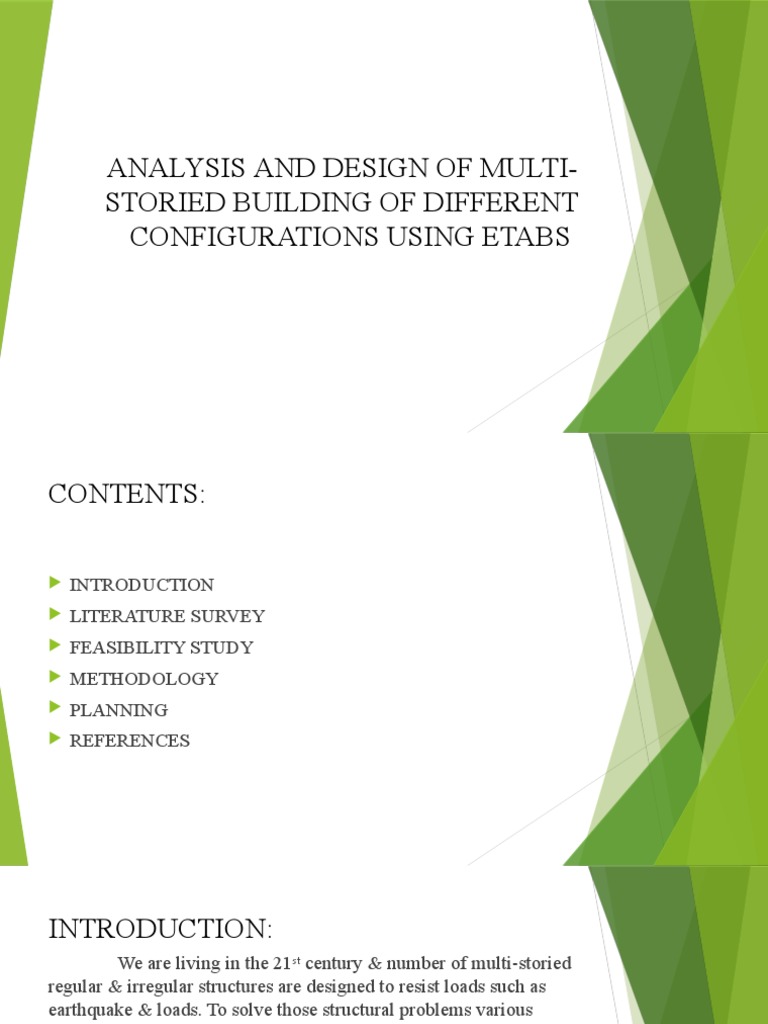 Analysis And Design Of Multi Storied Building Of Different Configurations Using Etabs Pdf