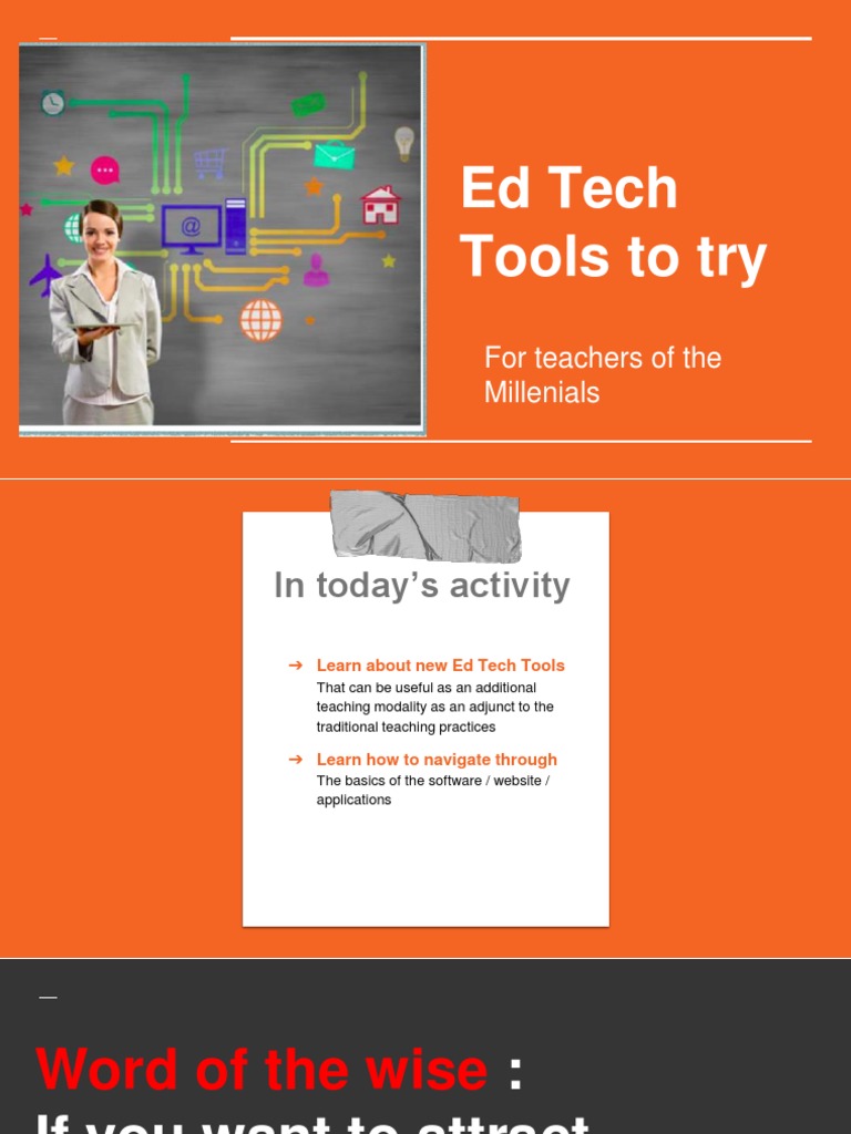 ED TECH Tools To Try | PDF | Millennials | Simulation