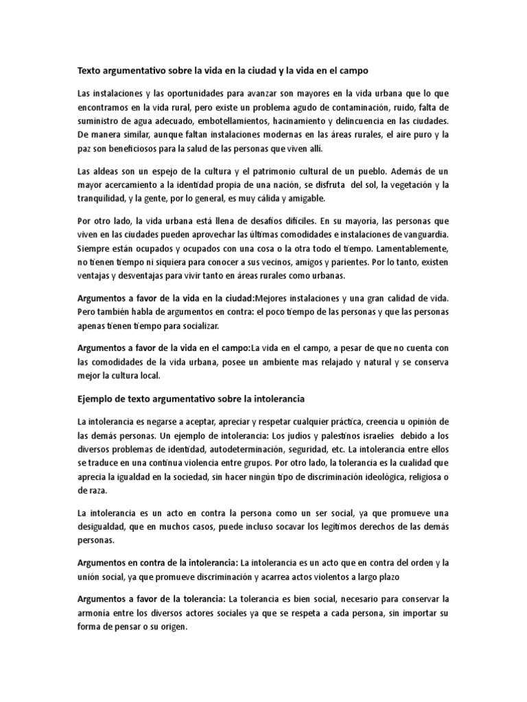 TEXTOS ARGUMENTATIVOS | Servicio de redes sociales | Tolerancia ...
