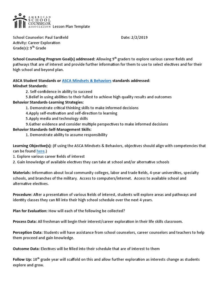 9th Grade Career Exploration | PDF