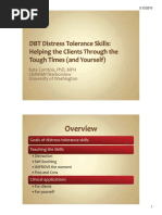 Distress Tolerance: DBT Skills - Worksheet - Therapist Aid | PDF ...