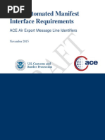 ACE Appendix D Disposition Codes February 2015 - 0 | PDF | U.S. Customs And Border Protection ...