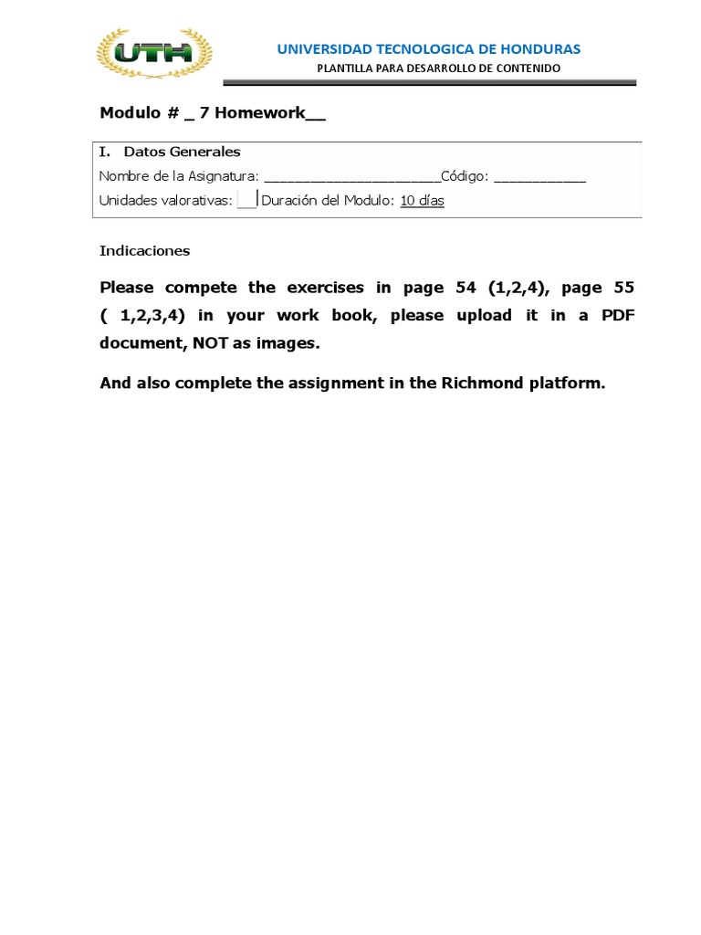 Module 7 Homework English 2 2019 | PDF