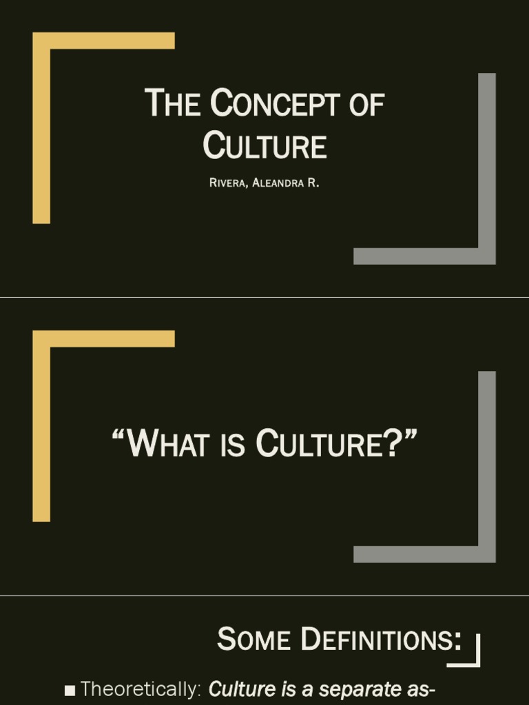 Understanding Culture: Definitions & Concepts | PDF | Contradiction ...