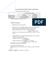 Rumus Perhitungan Cairan Infus | PDF