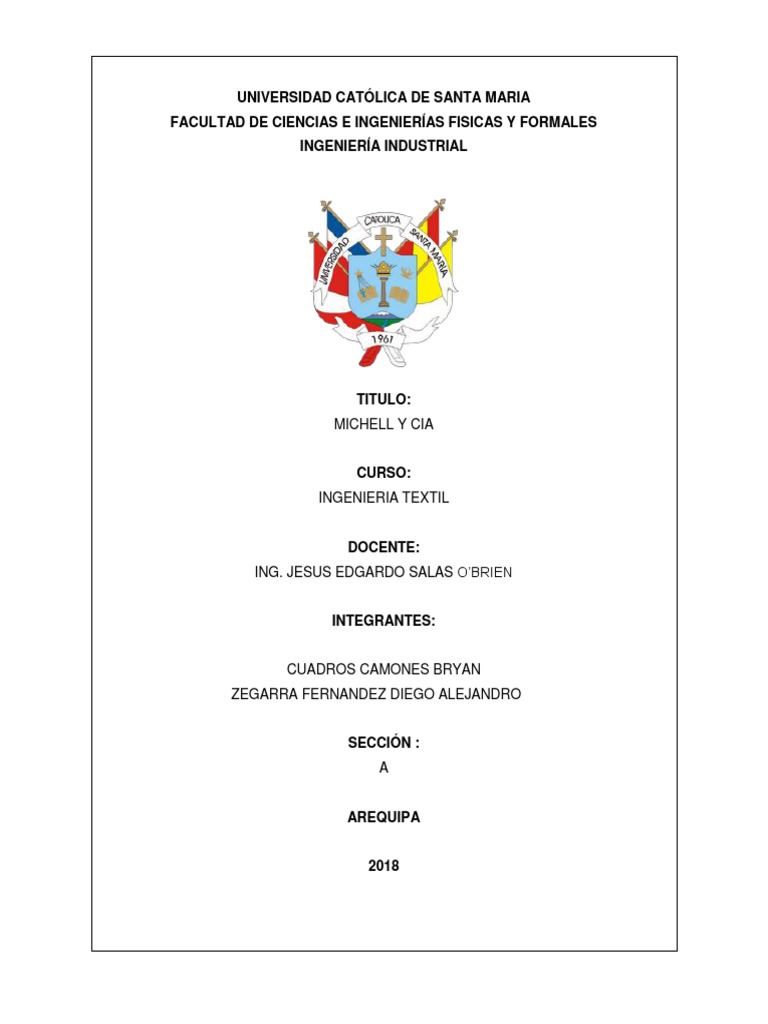 Historia de Michell & Cía. en Alpaca | PDF | Ingeniería | Industrias