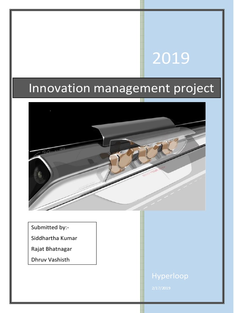 Final HYPERLOOP | PDF | Hyperloop | Transport