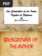 Primary Source Analysis: Title of Source: Customs of The Tagalog | PDF ...