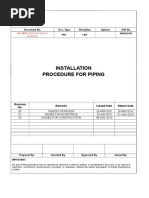 Piping Fabrication and Installation Procedure Rev.A1 | PDF | Pipe ...