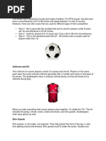 NFHS Soccer Uniform Guidelines | PDF | Sock | Dress Codes