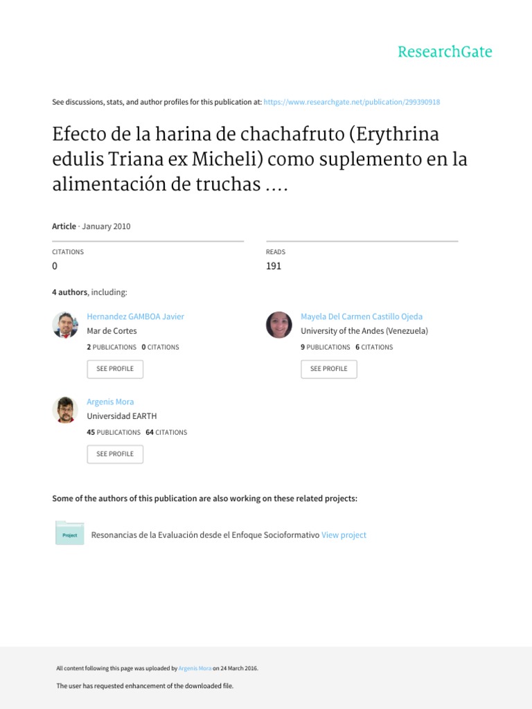 El Chachafruto | PDF | Alimentos | Nutrición