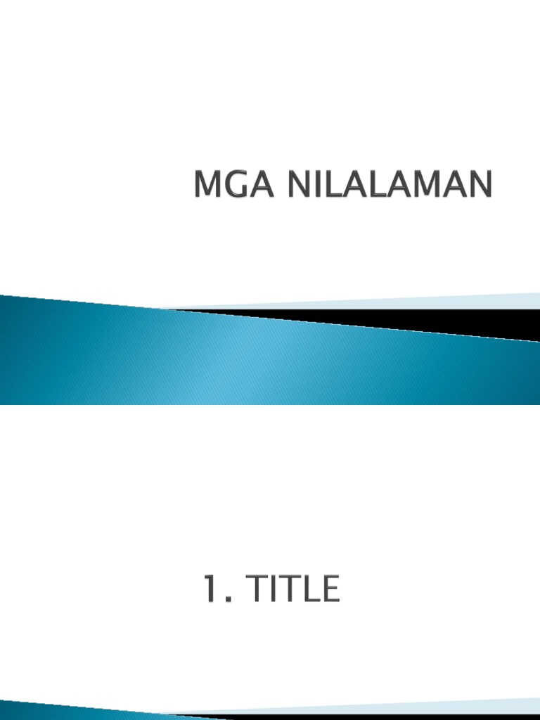 Nilalaman NG Powerpoint | PDF