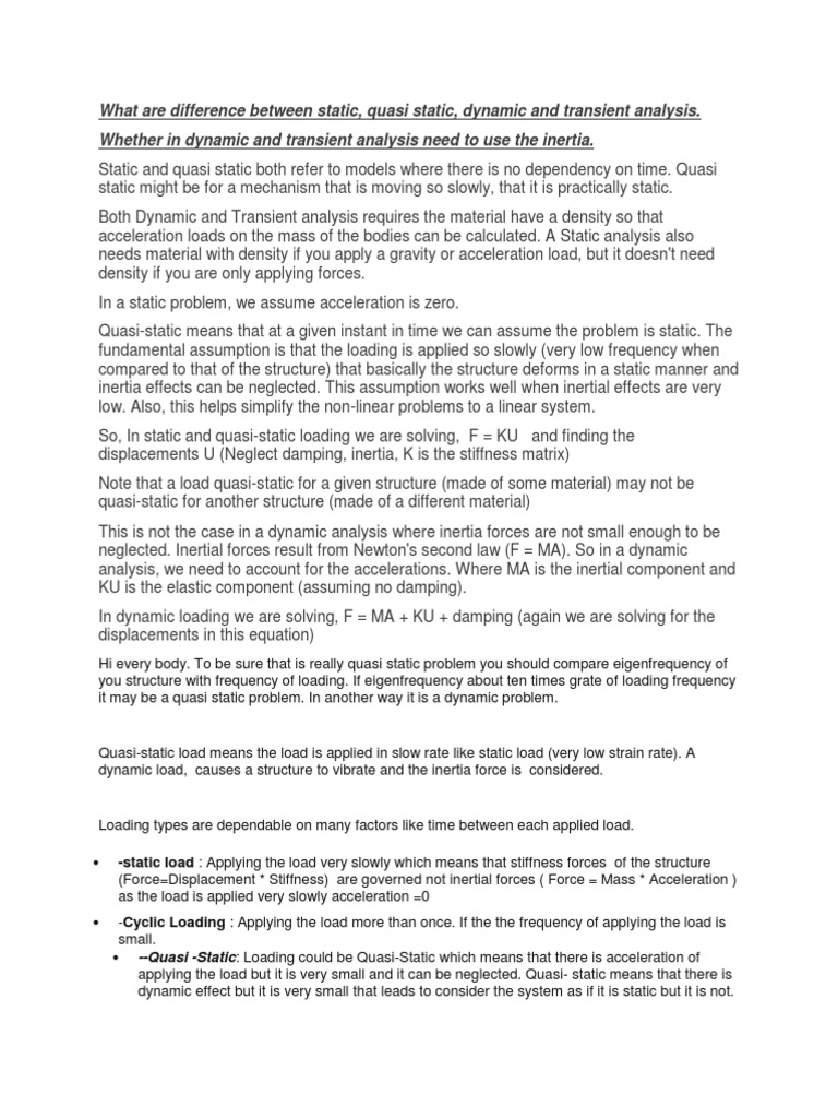 Which Are Difference Between Static and Dynamic Analysis | PDF ...