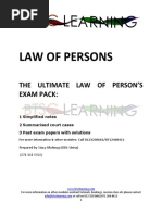 Law of Persons Questions and Answers | PDF | Domicile (Law ...