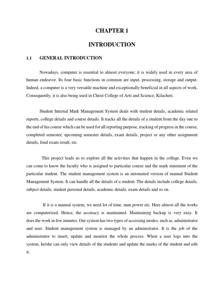 Internal Mark Management System | Download Free PDF | Software Testing ...