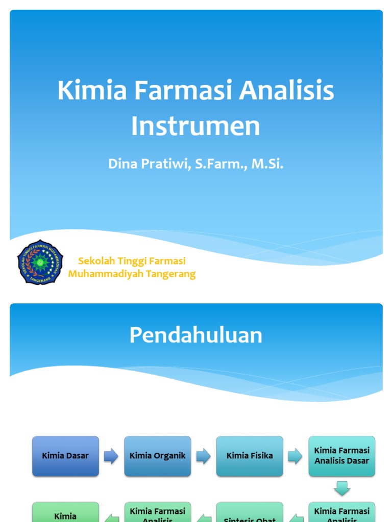 Analisis Instrumen Farmasi Terapan | PDF
