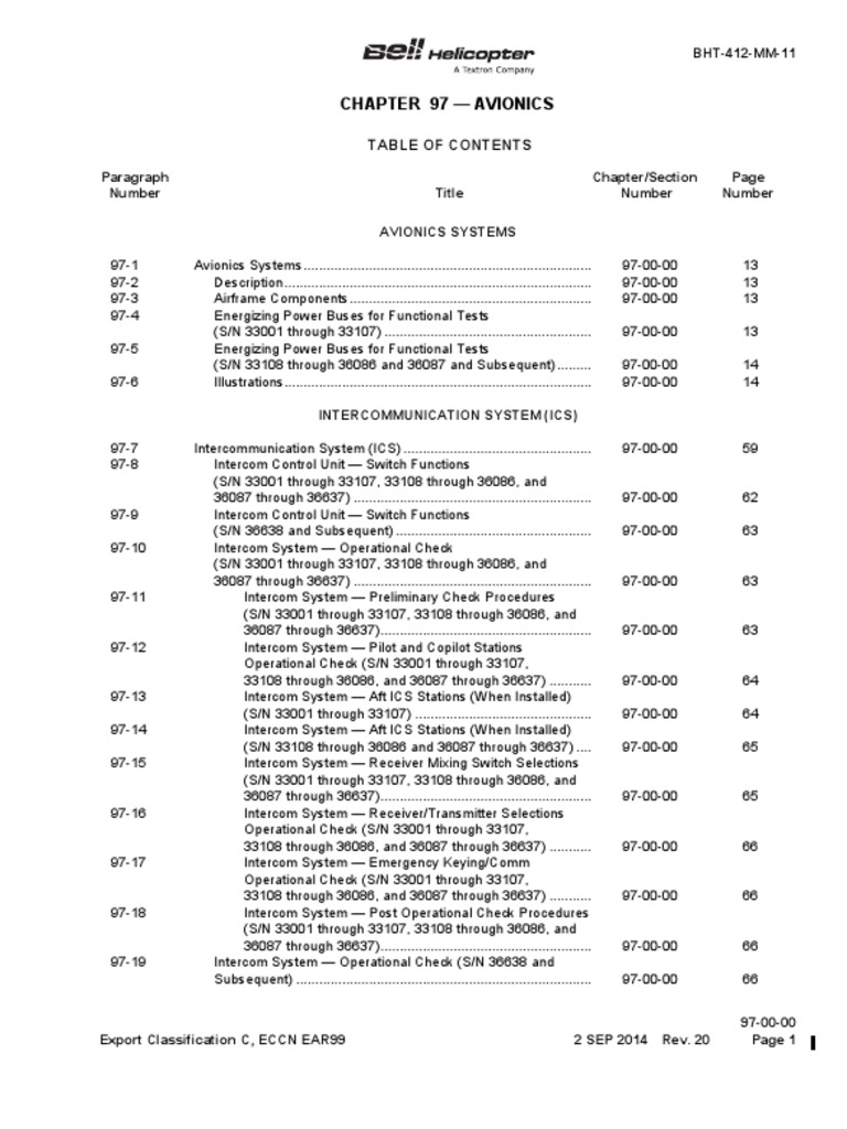 Bell 412 Avionics Maintenance Manual | PDF | Compass | Wireless