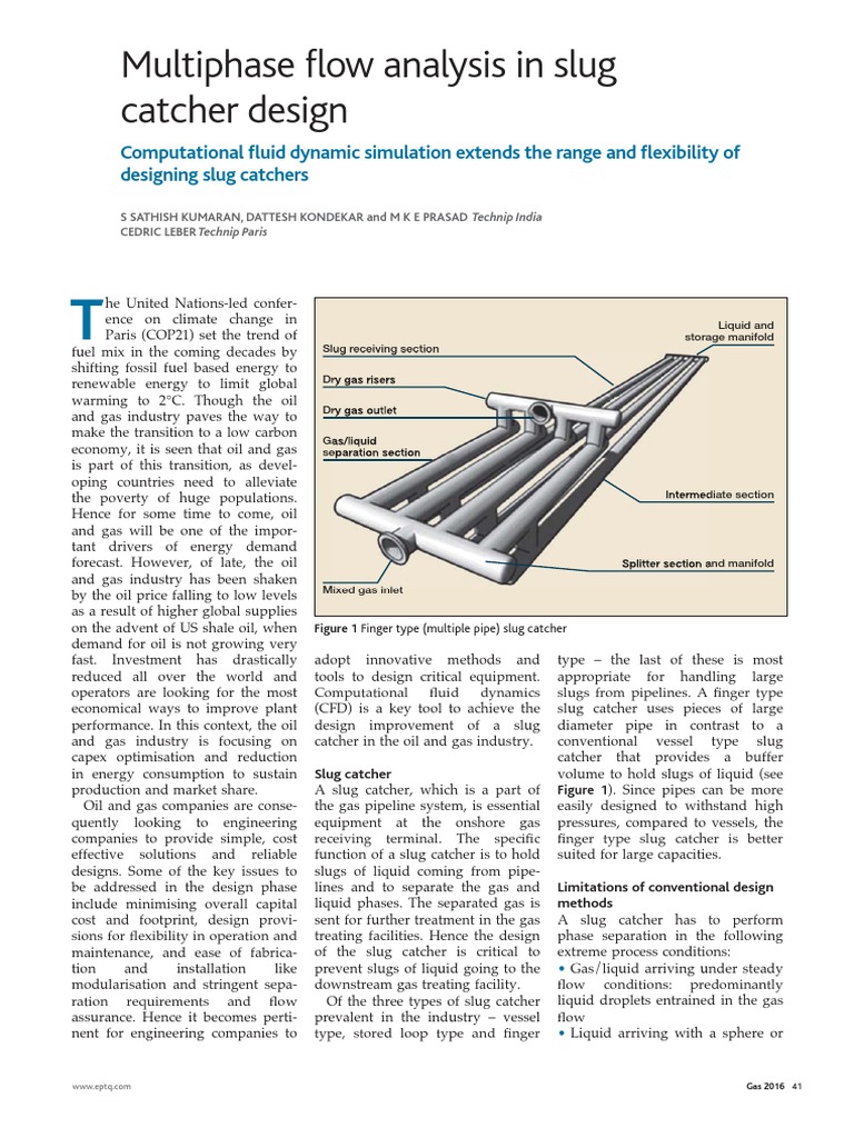 Slug Catcher Design Instruction | PDF | Computational Fluid Dynamics | Petroleum