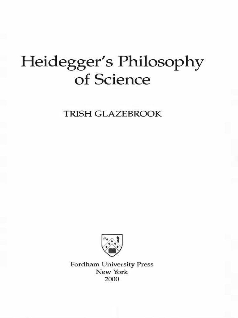 Glazebrook-Heidegger's Philosophy of Science PDF | Being And Time ...