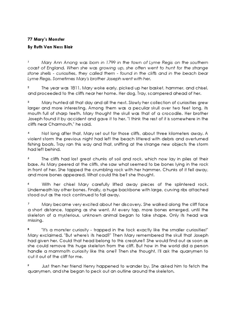 77 Mary's Monster | PDF | Skull | Verb