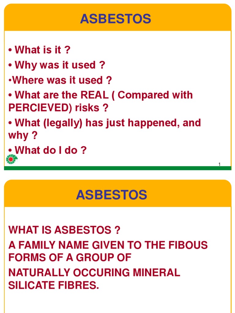 Understanding Asbestos Risks and Uses | PDF | Asbestos | Cancer
