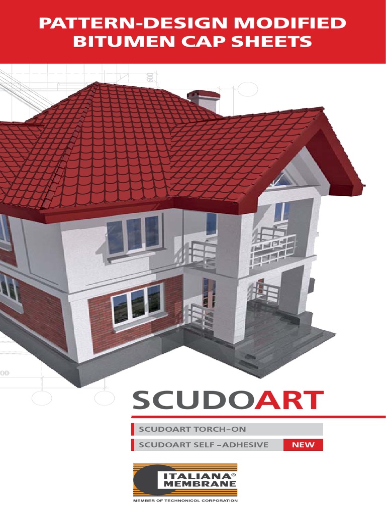 SCUDOART: Pattern-Design Modified Bitumen Cap Sheets with Self-Adhesive ...